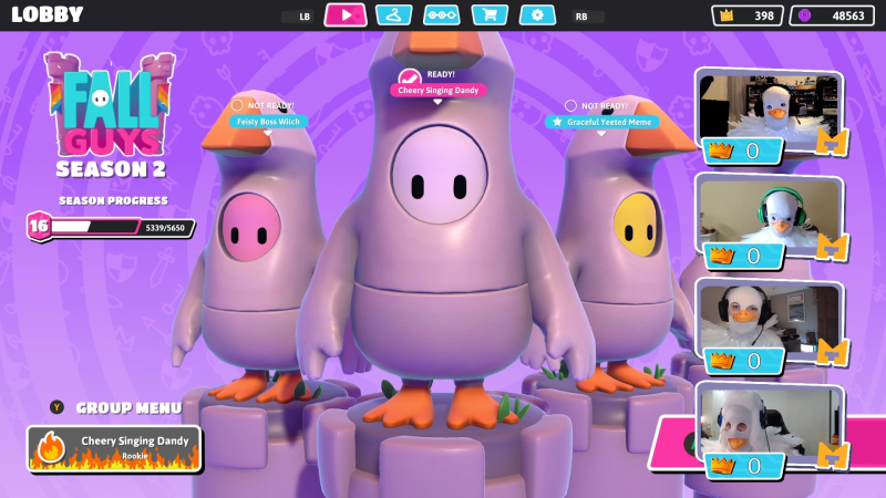 Ve Fall Guys se již brzy objeví husí kostýmy ze hry Untitled Goose Game ...