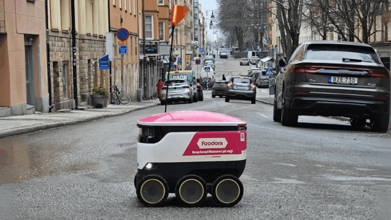 V Karlíně začnou jídlo rozvážet roboti. Foodora spustí pilotní provoz ...
